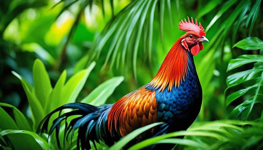 Saipan Jungle Fowl Chicken Breed
